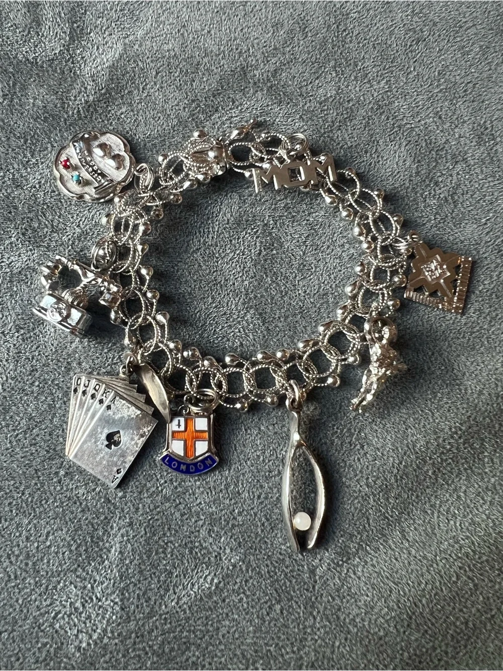Jewelry | 925 Sterling Silver Vintage Charm Bracelet With Winnipeg And ...